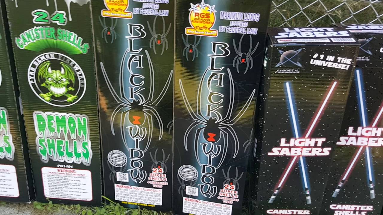2016 Fireworks Stash update*432 CANISTER SHELLS*Pyro Heaven - YouTube