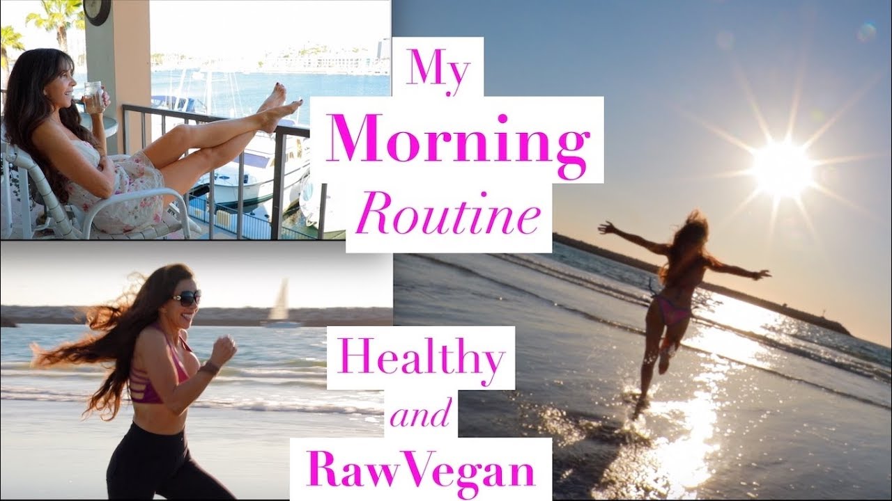 ☀️My Morning Routine | Healthy, Vegan and Productive| | Morning Skin ...