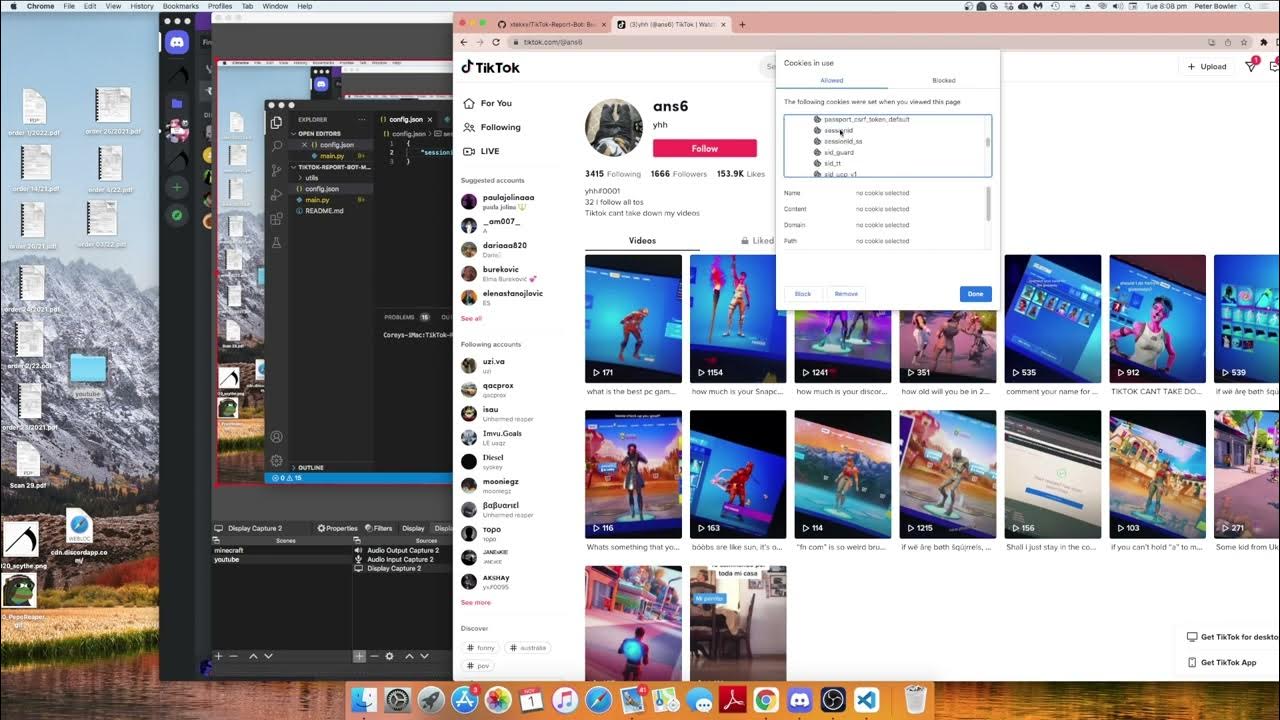 tiktok report bot WORKING - YouTube