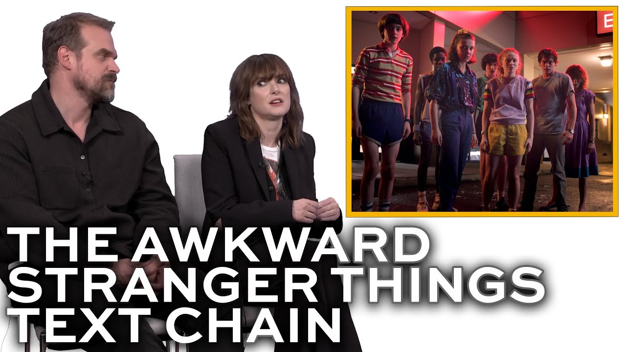 David Harbour reveals the inappropriate STRANGER THINGS text group ...