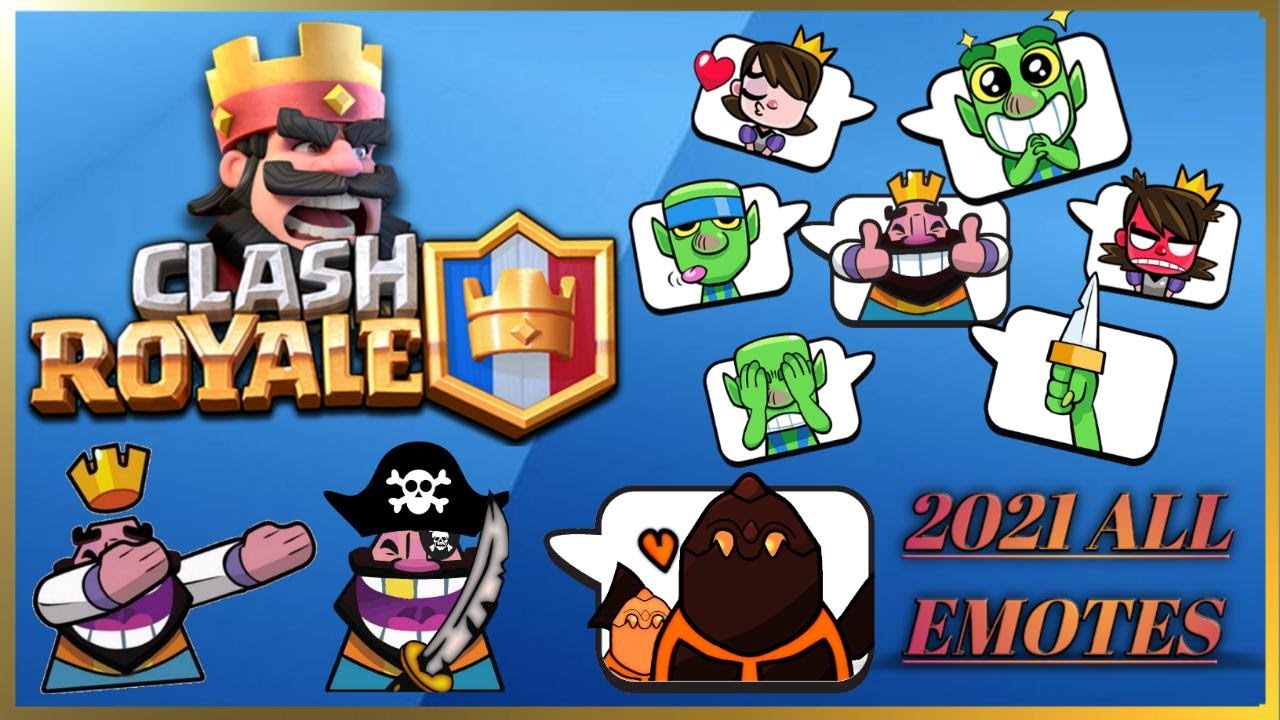 CLASH ROYALE ALL EMOTES 2021| #clashroyale #gaming #viralvideo - YouTube