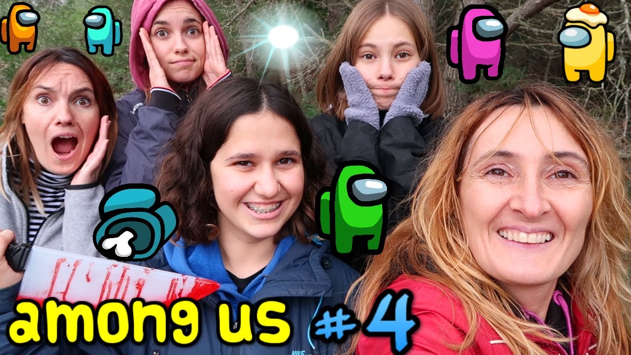 AMONG US EN LA VIDA REAL #4 ¿Quien es el impostor? Jugando a Among us ...