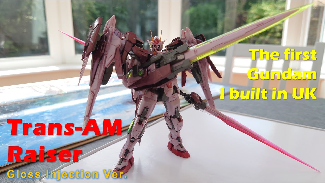035 - RG 1/144 Gundam 00 Raiser Trans-Am Gloss Injection Ver. 特別版模型 ...