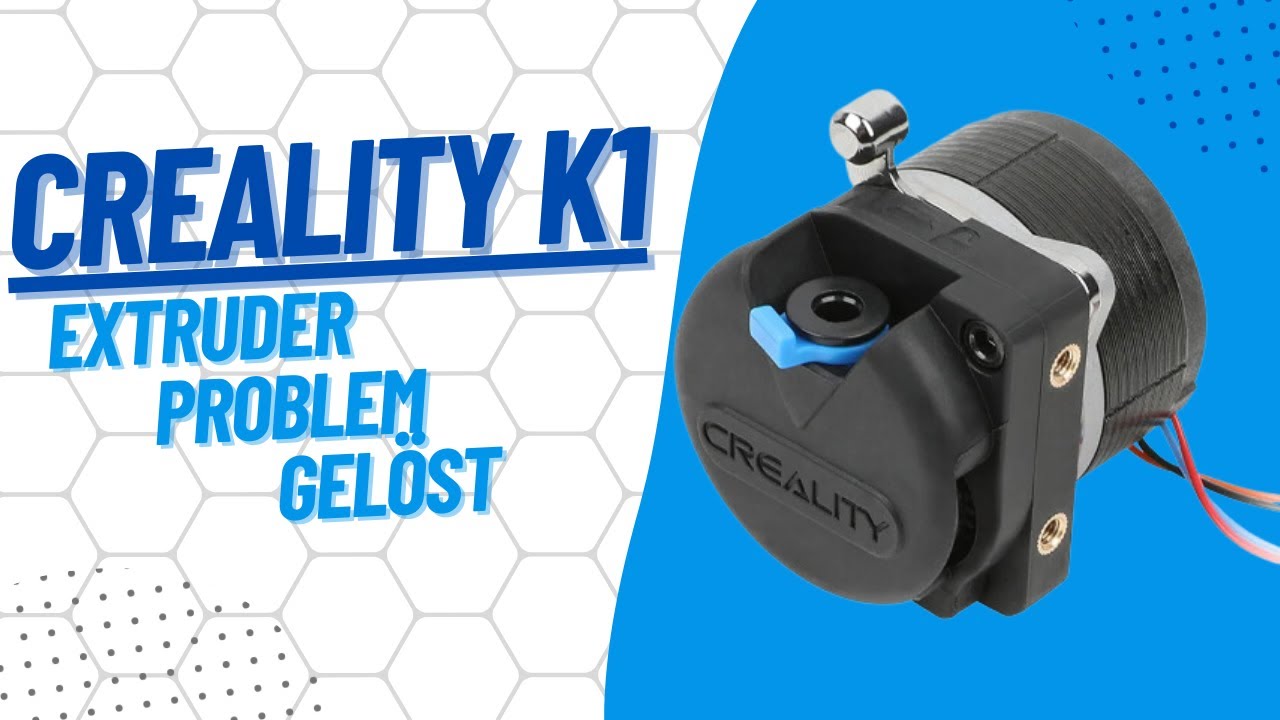 Creality K1: Extruder Problem gelöst - YouTube
