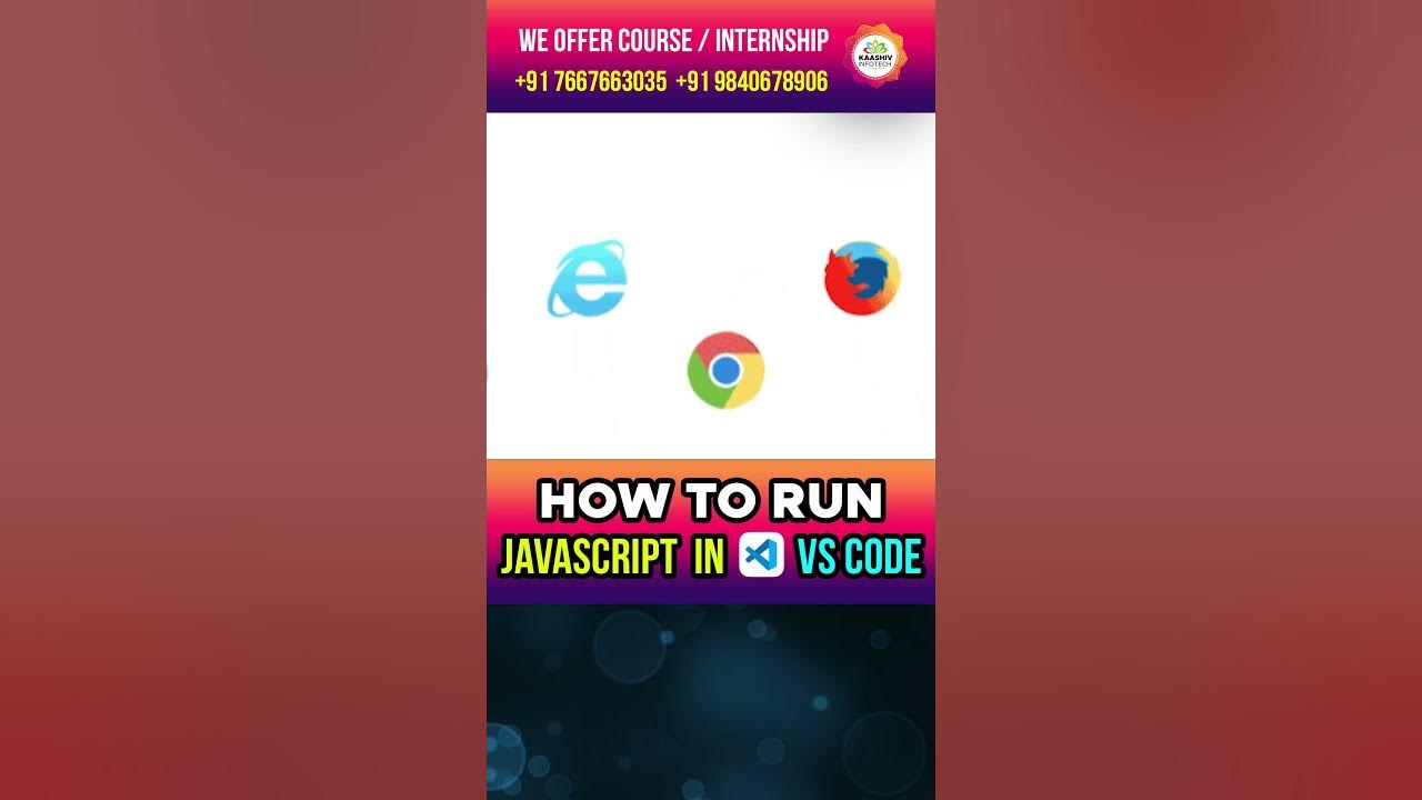 ️‍🔥How to Run JavaScript in visual studio code #javascript # ...