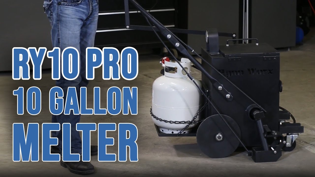 RY10 PRO: 10 Gallon Pro Melter - YouTube
