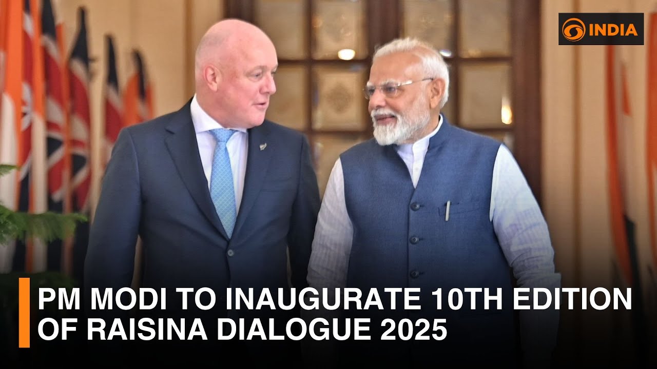 PM Modi to Inaugurate 10th Edition of Raisina Dialogue 2025 - YouTube