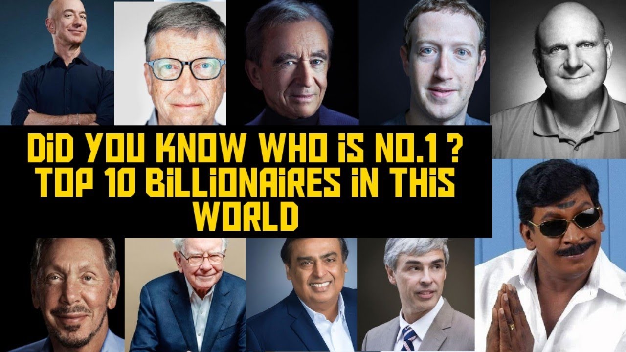 Top 10 Billionaires | Real Time Networth Today - 9.7.2020 | Top 10 ...
