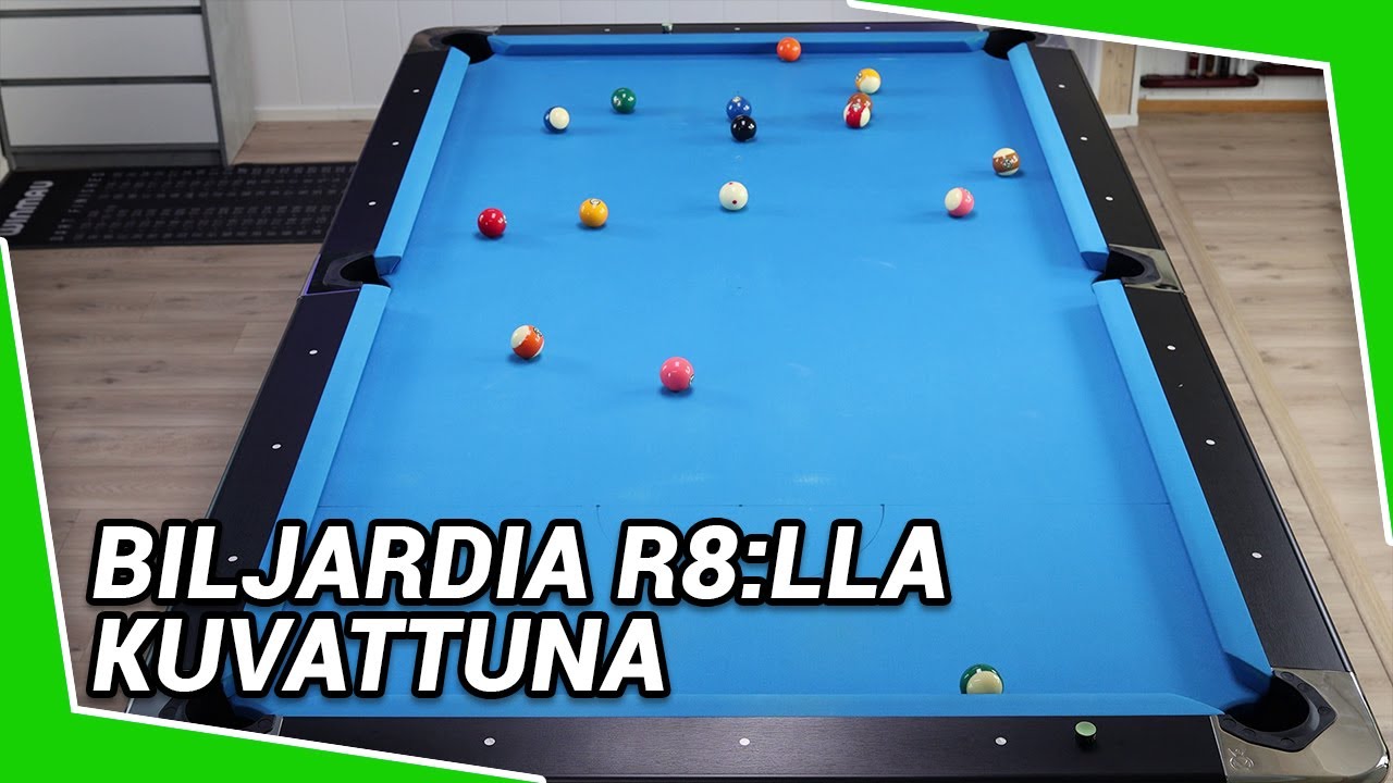 Biljardia R8:lla kuvattuna - YouTube