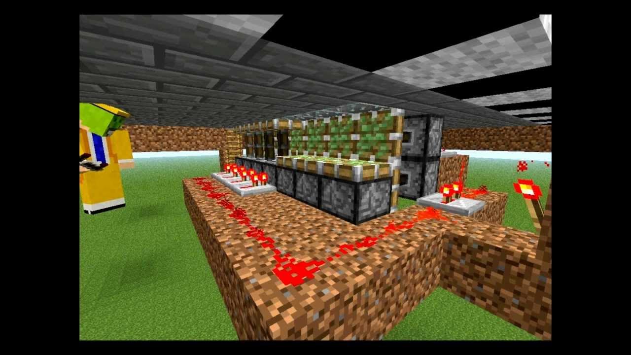 Minecraft Connect 4 tutorial - YouTube