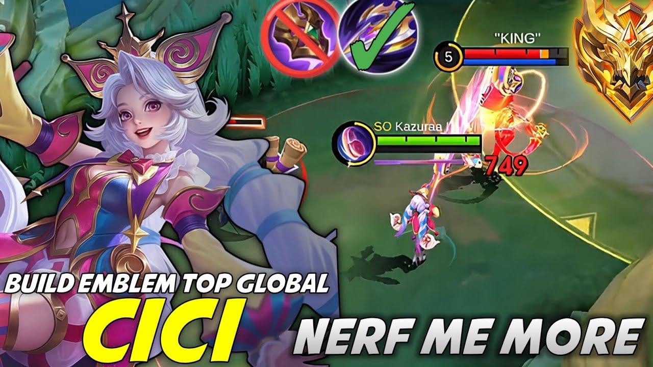 NERF ME MORE!! Cici Masih OP Build Top Global | 5X Win Streak AUTO ...