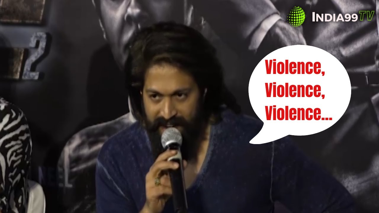 Superstar Yash's Famous VIOLENCE Dialogue | KGF Chapter 2 - YouTube