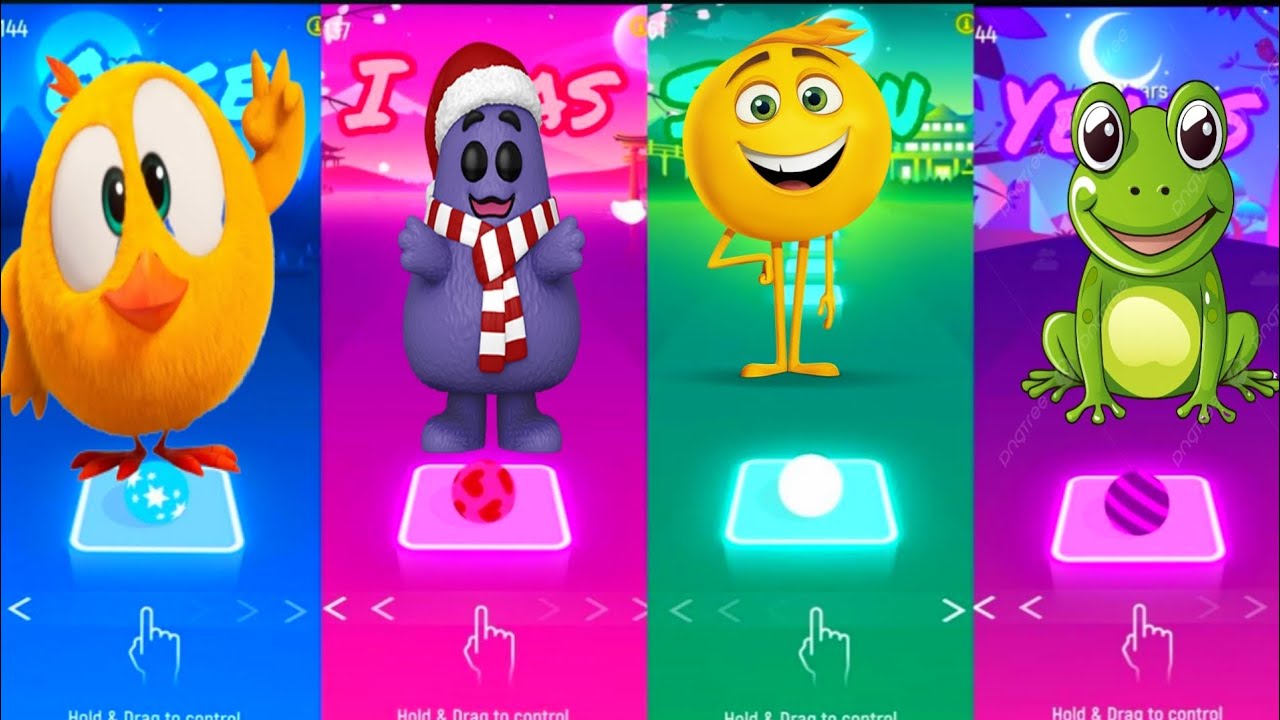 Where's_Chicky🆚Grimace🆚The_Emoji🆚Funny_Frogs💫Who is best? - YouTube