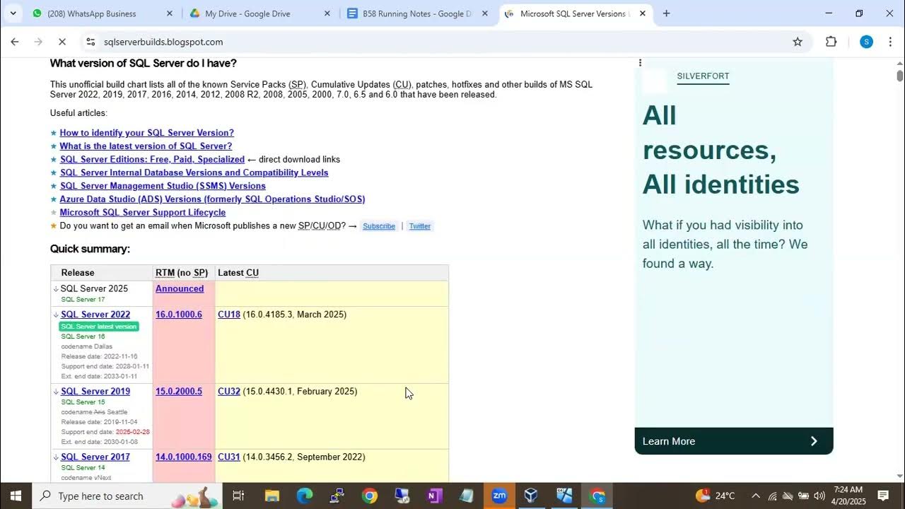 Batch58 MS Sql DBA Class17 Full Discussion On Real Time Sql Patching Part 1 || Call +91 ...