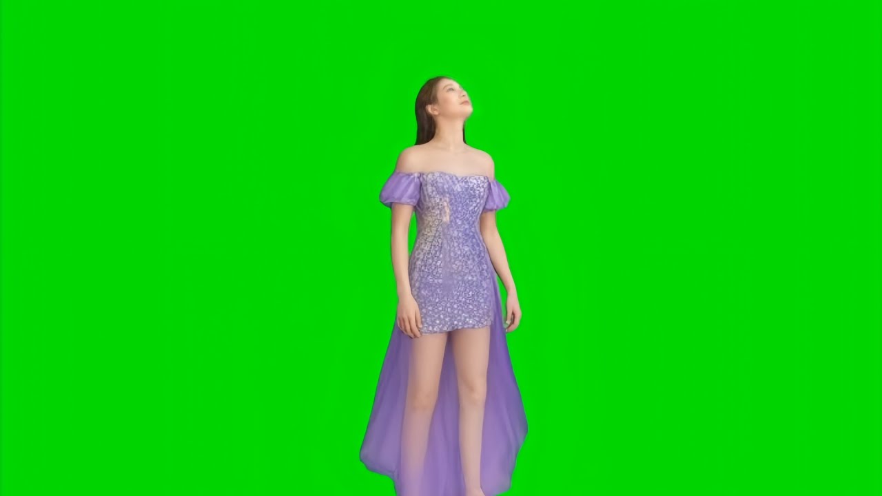 Girl view green screen effects | Green screen girl video - YouTube