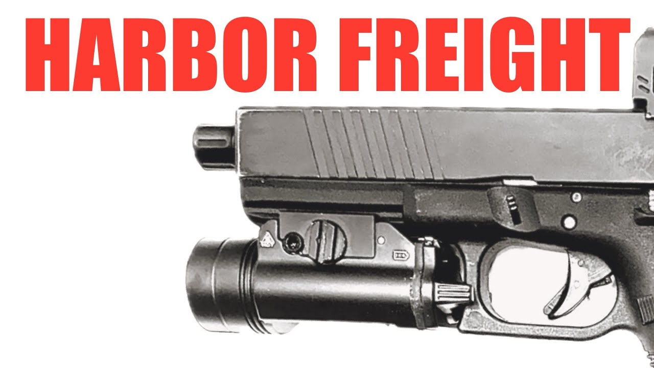 Harbor Freight WML BRAUN 1000 Lumen Tactical Rail Mount LED Light - YouTube