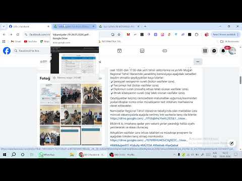 🎓 Mil-Muğan RTİ sənəd qəbulu –  Kitabxana müdiri, Laborant, Katibə-makinaçı  və digər vəzifələr