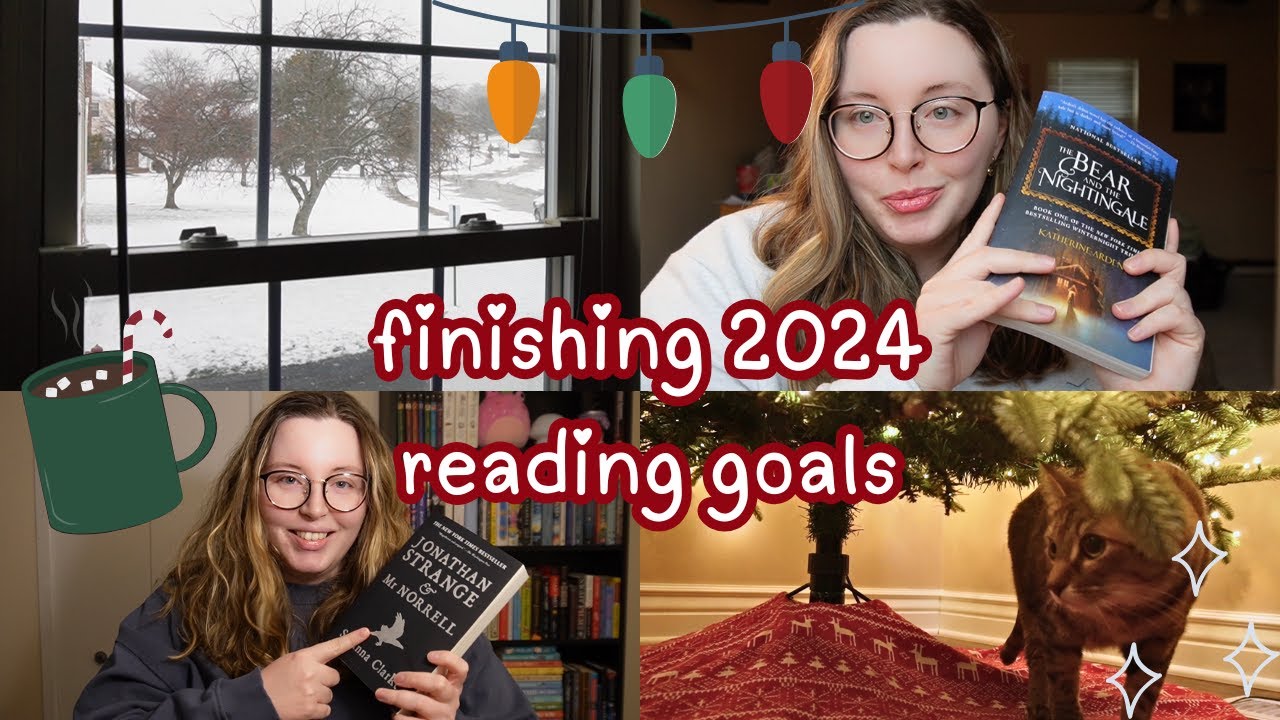 finishing 2024 reading goals - YouTube