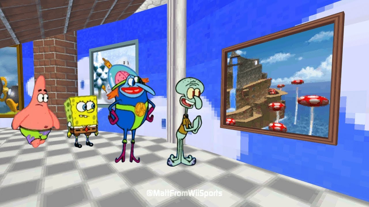 Squidward in Super Mario 64 - YouTube