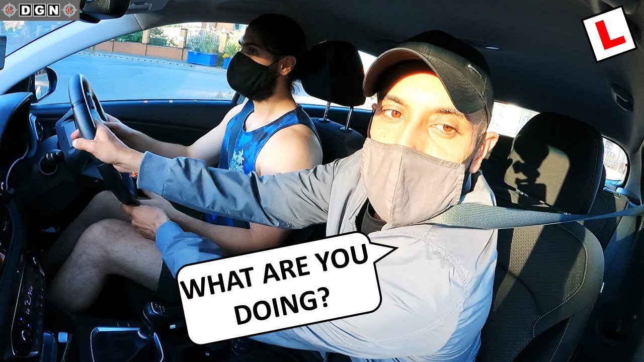 What Was He Thinking? DRIVING LESSON GOES WRONG - YouTube