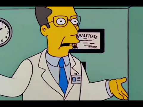 Los Simpsons El Sr Burns Indestructible y todas sus enfermedades - YouTube