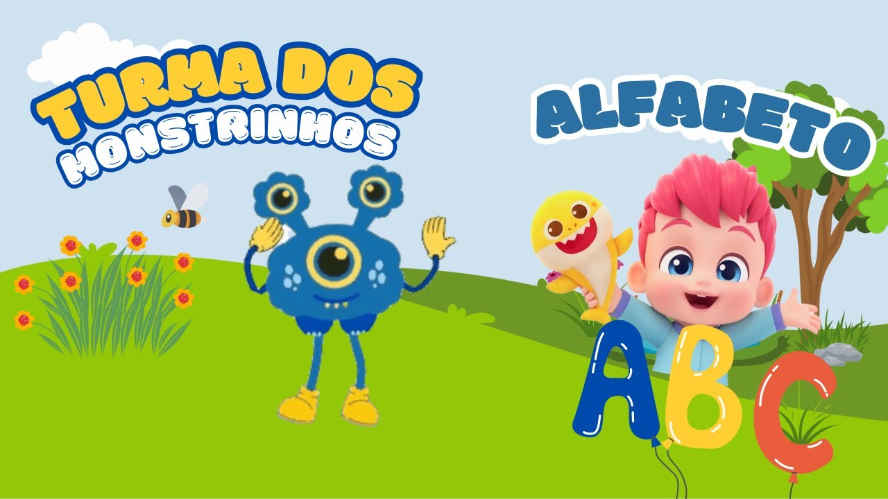 Aprendendo o ABC - BEBEFINN CANÇÃO DO ABC - Turma dos Monstrinhos - YouTube