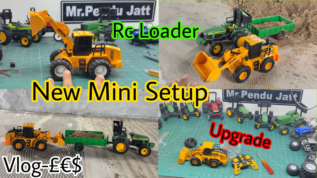 Video Shooting with new rc loader for new Setup ⁠@MrPenduTractormodels ...