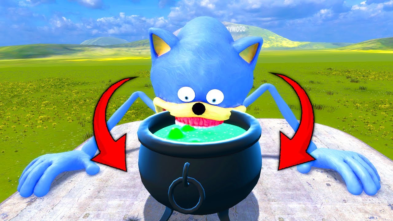 Epic dissolution of all Sonic Tapes in the cauldron in Garry's Mod ...