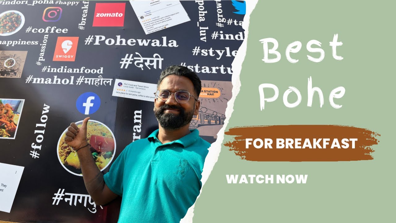 Exploring the Best Pohe in India @Pohewala | The 12MP Guy - YouTube