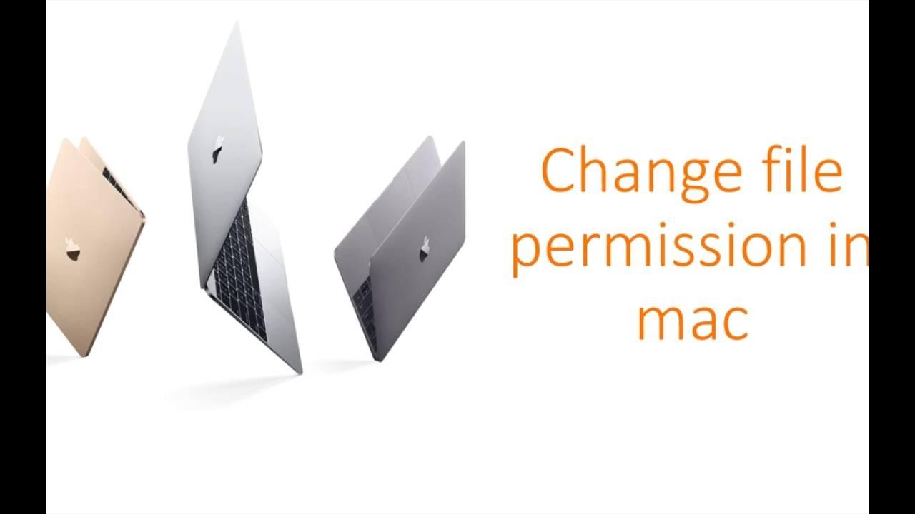 How to change / add file or folder permissions on mac osX - YouTube