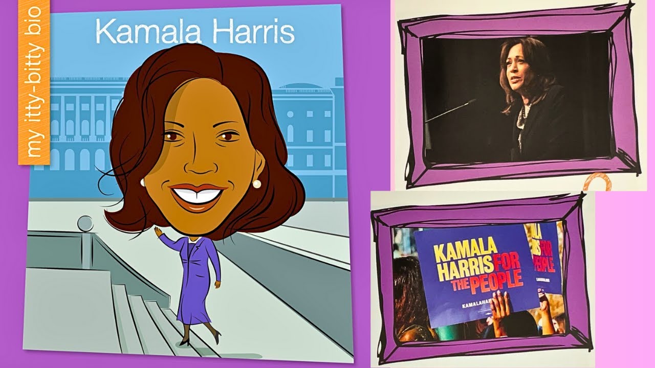 Kamala Harris-my itty-bitty bio #kids #story #books #reading #learning ...