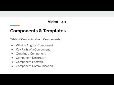 4.1 Components in Angular | Learn angular in TELUGU | #angular #coding | How to create ...