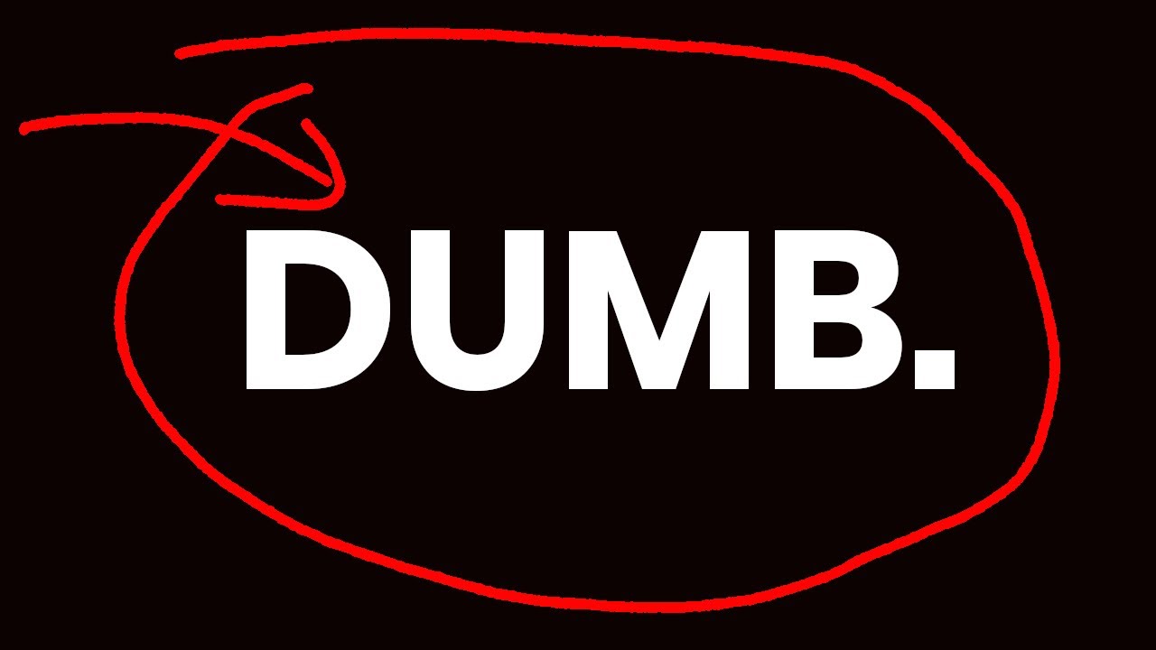 DUMB And POOR! - YouTube