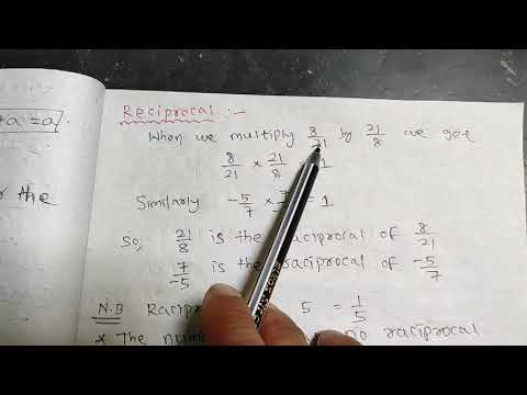 Additive Identity, Additive inverse, Multiplicative Identity and ...