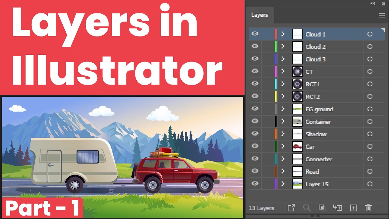 Prepare Character Layers in Illustrator | Ready for After Effects ...