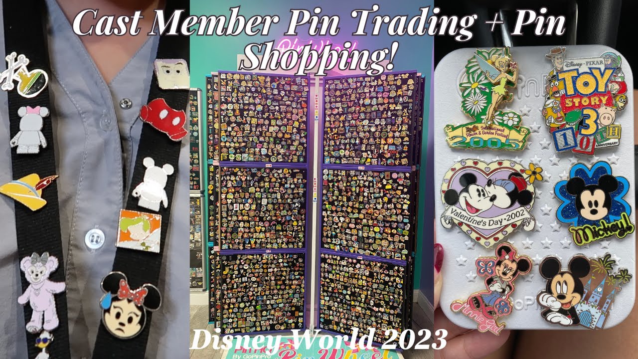 Cast Member Pin Trading is Back in Disney World! | pin trading + going ...