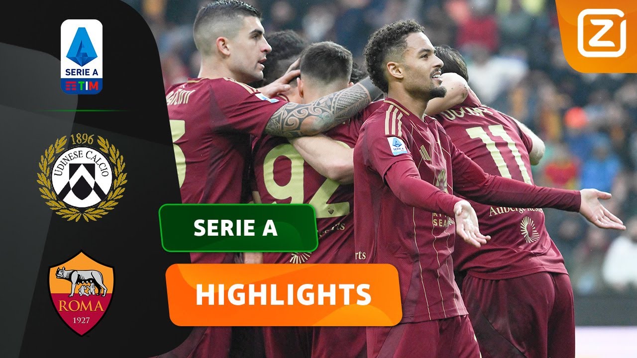 DEVYNE RENSCH MET ZIJN DEBUUT VOOR AS ROMA!!😍🌟 | Udinese vs AS Roma ...