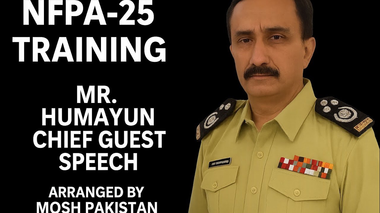 Authentic NFPA-25 Water Based (ITM) Training by MOSH Consultant | Chief ...