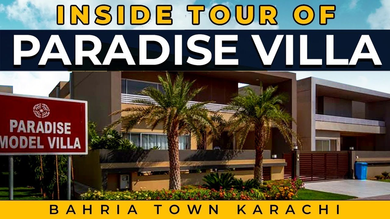 Bahria Town Karachi | Bahria Paradise Villa Inside Tour By Salaam ...