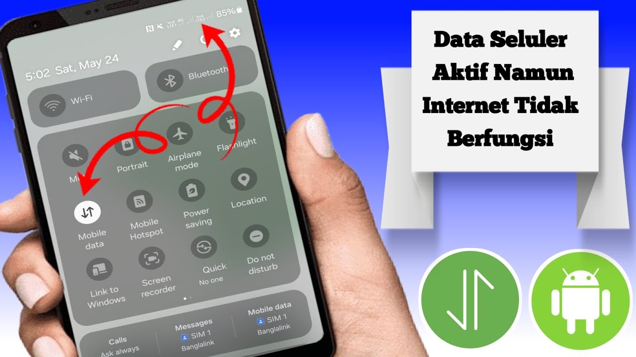 Data Seluler Aktif Tapi Tidak Ada Internet? Solusi yang 100% Berfungsi ...
