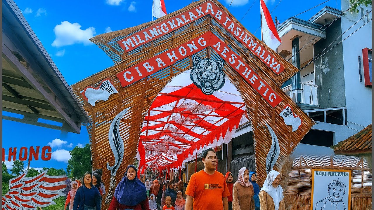 Yang Lagi viral Di Tasikmalaya..🇮🇩 Warga Kampung Ini Rela Lembur Demi ...