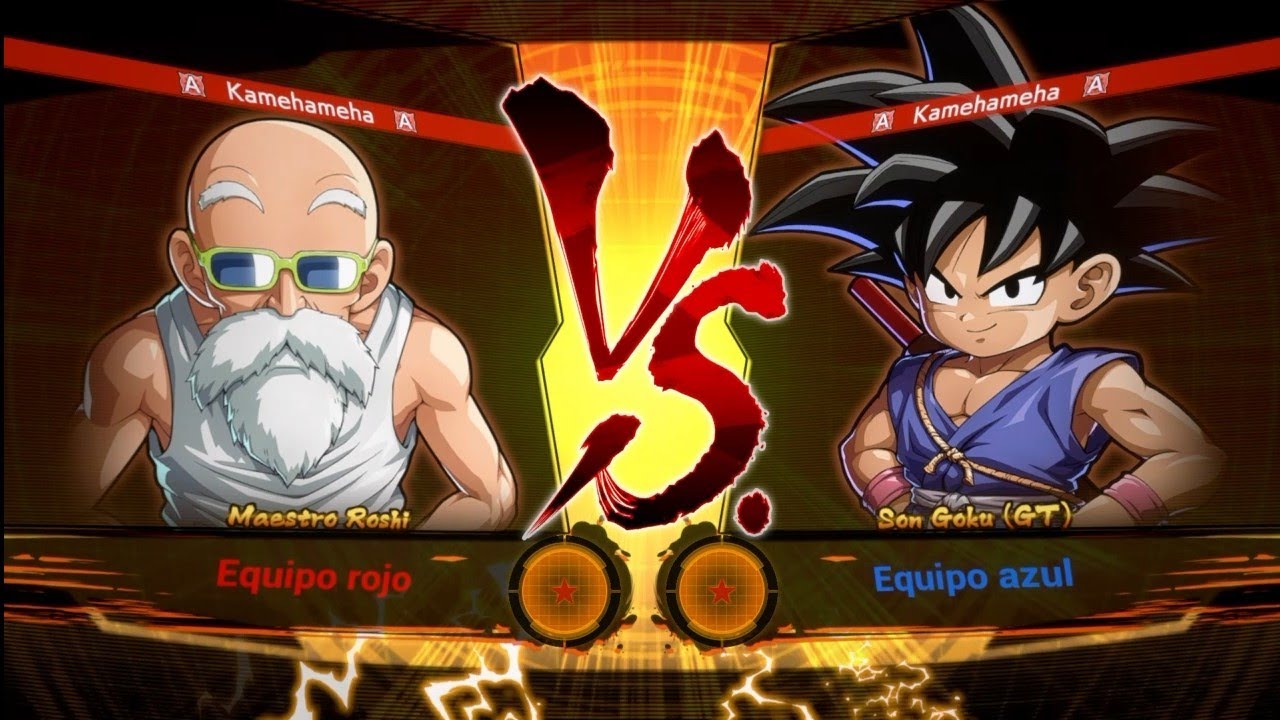 Master Roshi vs Goku GT | DRAGON BALL fighterZ (SUB) Español - YouTube