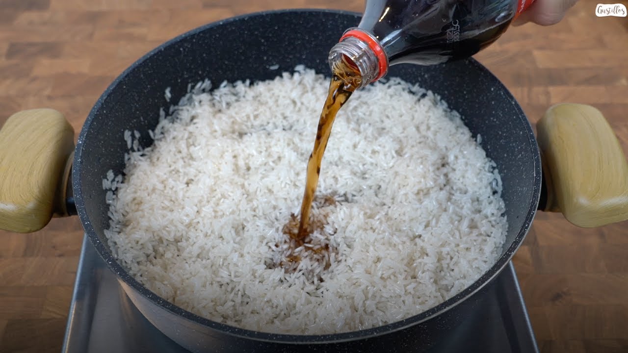 ¡Una manera diferente de cocinar el arroz blanco para un almuerzo ...
