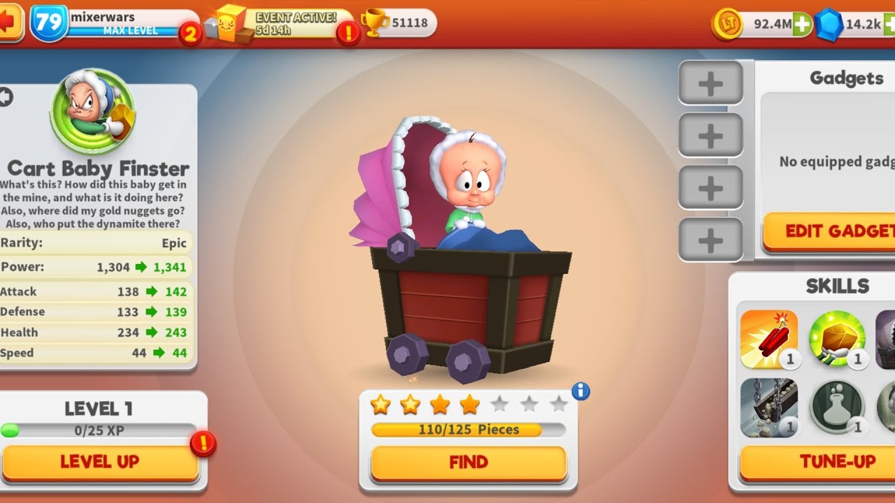 Cart Baby Finster in Looney Tunes World of Mayhem - YouTube