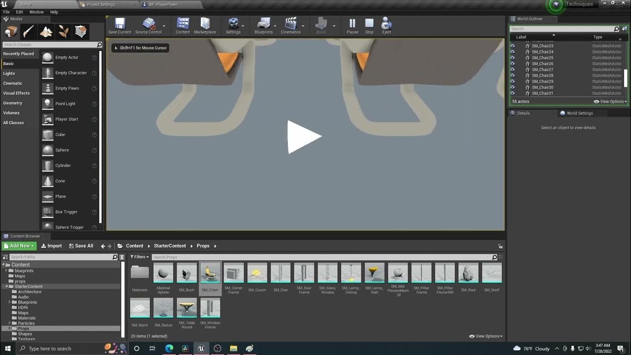 UE4 - Intermediate Blueprint Programming - RinterpTo - YouTube