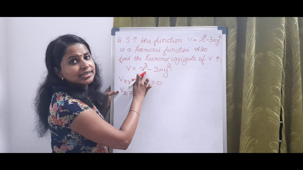 Harmonic conjugate Problem 2 by Jini Varghese - YouTube