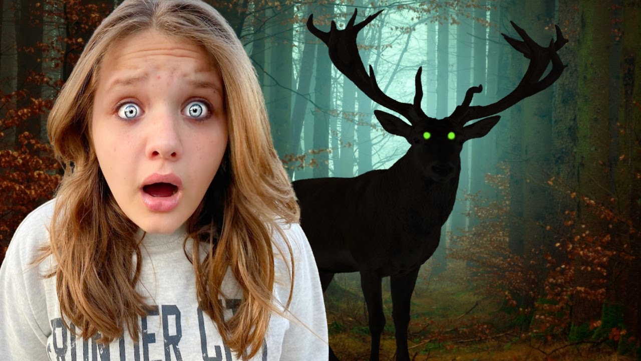 DEER LADY REWIND! DEER LADY in OUR HOUSE, SCARY DEER WOMAN MOVIE with ...