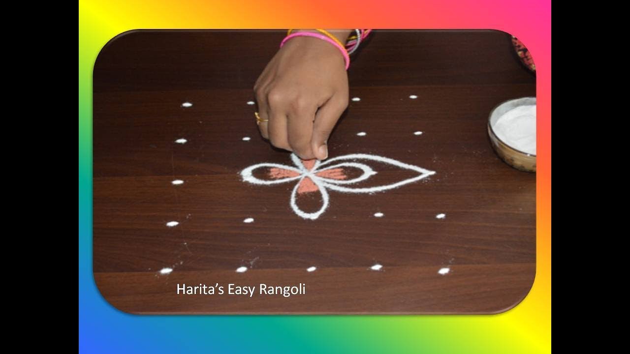 small kolam designs with dots || small kolam for friday || small kolams ...