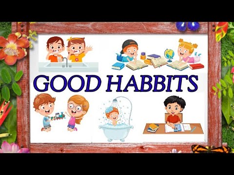 Good habits for kids #goodhabbits #goodmanners #englishvocabulary # ...