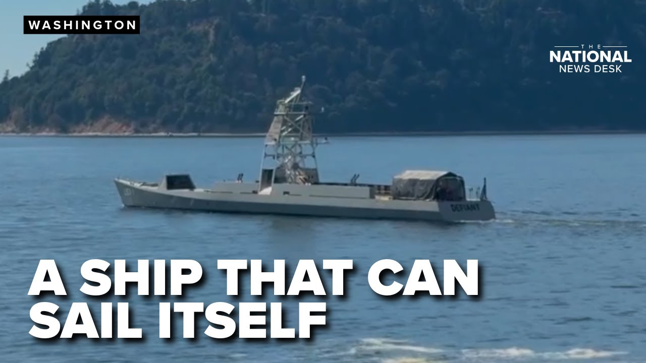 U.S Navy's 1st fully autonomous ship - YouTube